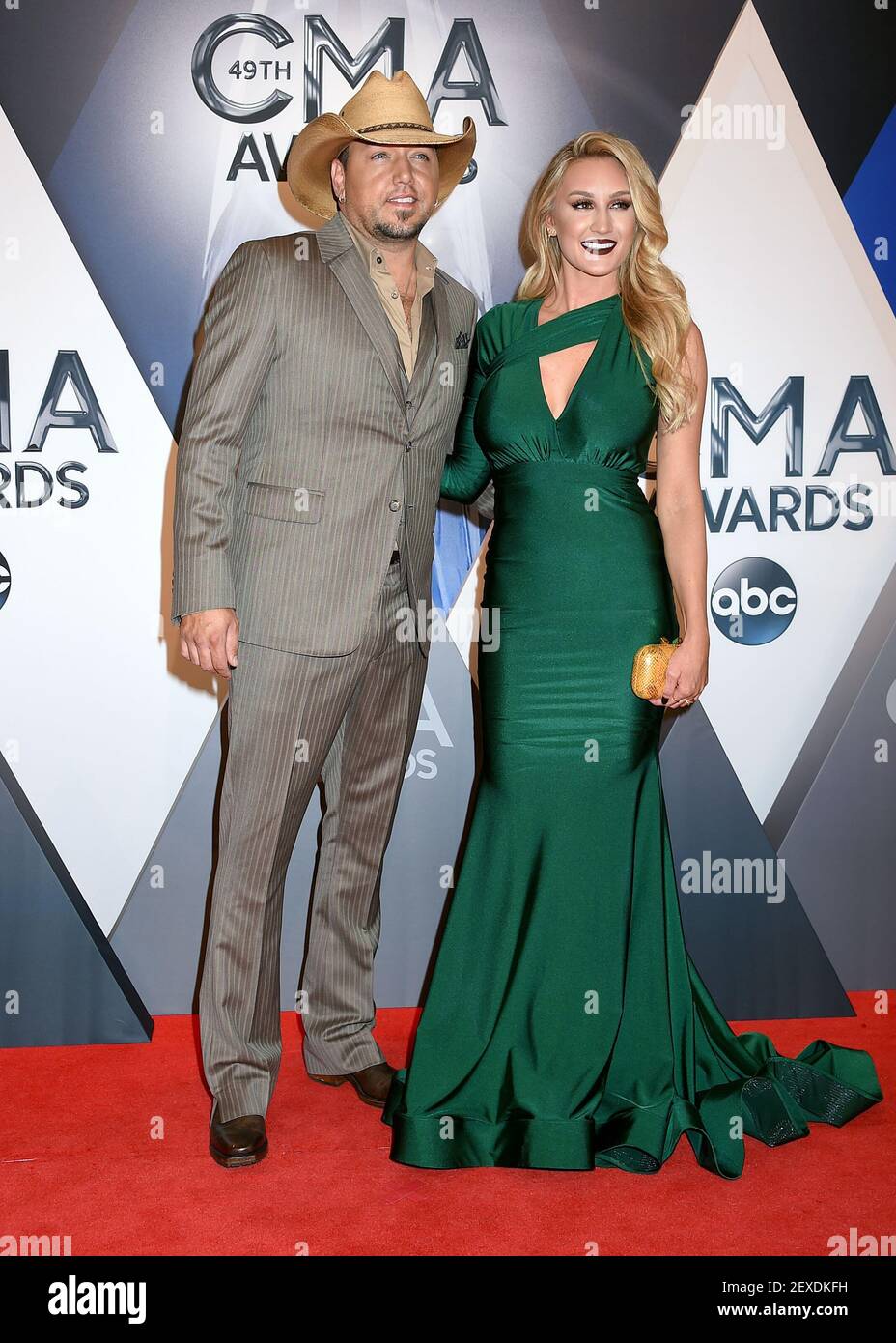 4 November 2015 - Nashville, Tennessee - Jason Aldean, Brittany Kerr ...