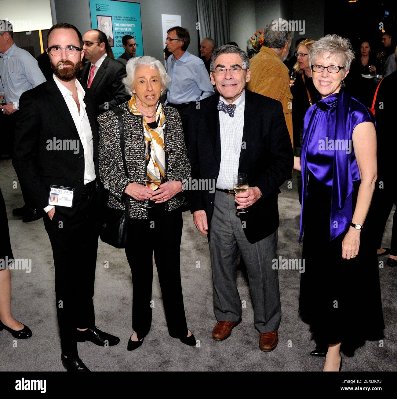 L-R: Chris Santa Maria, Joan and Henry Binder and Joni Weyl attend The ...