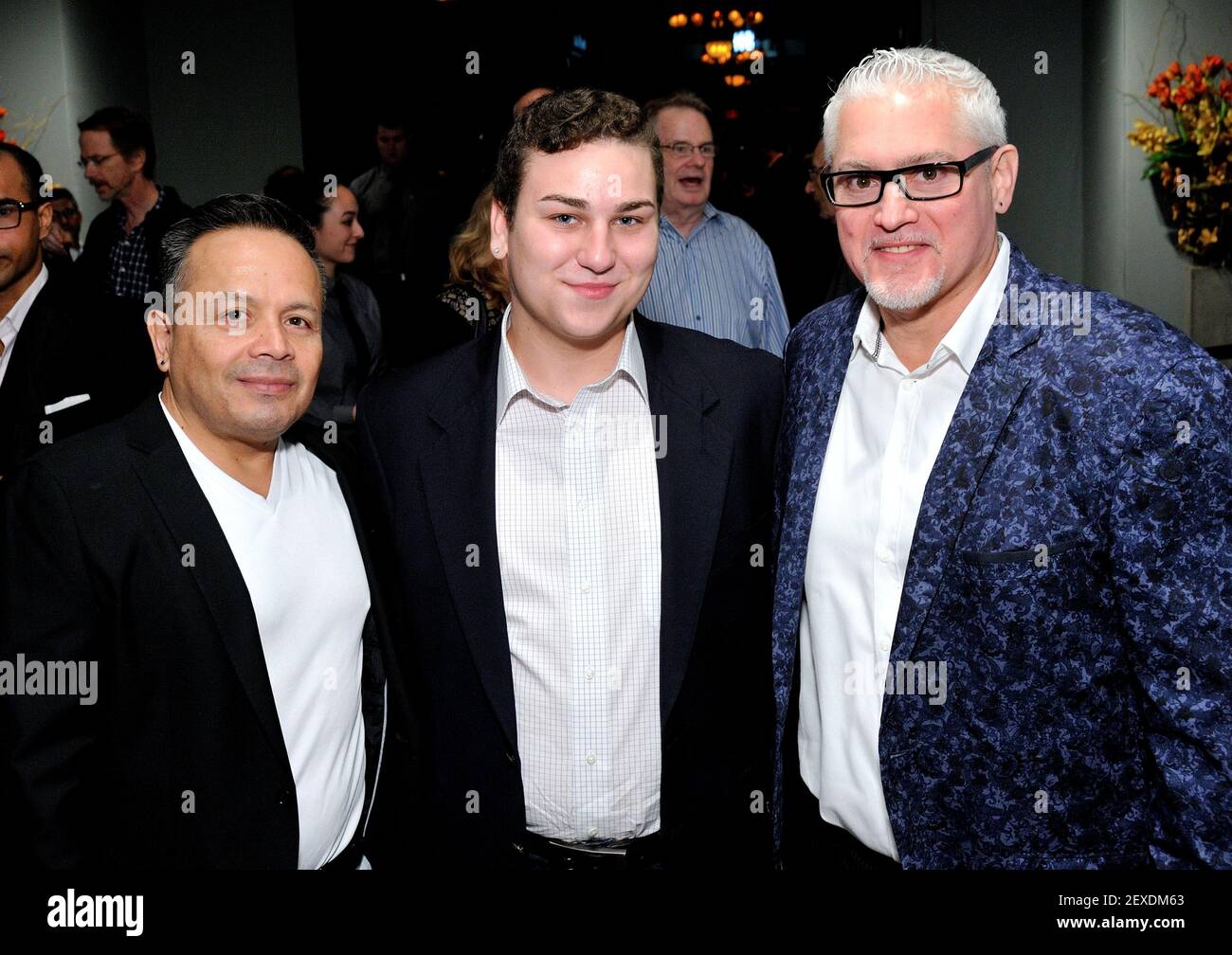 L-R: Jose Manuel, Nicholas Policano and Vincent Policano attend The ...
