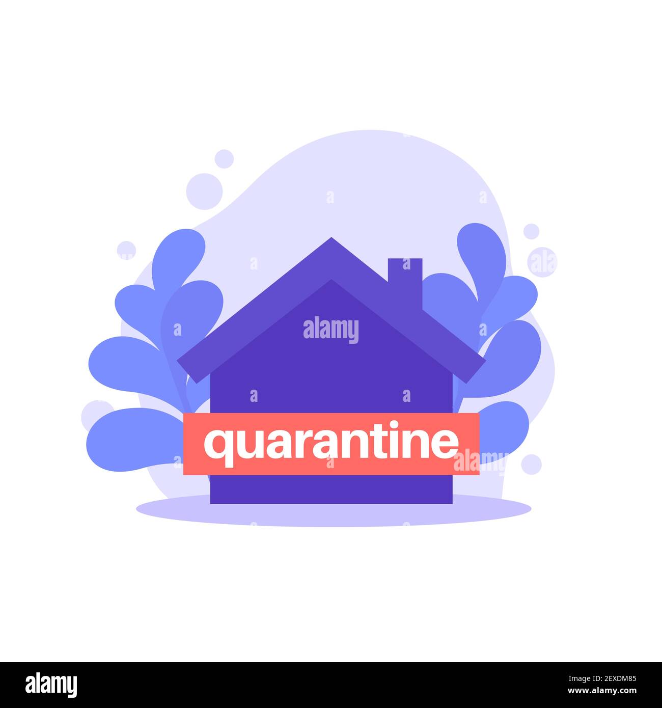 Covid 19 confinement Stock Vector Images - Alamy