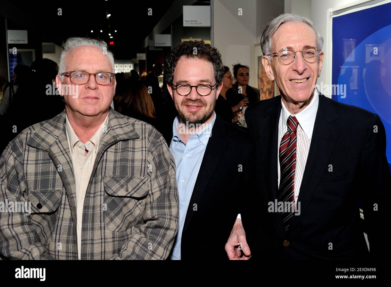 L-R: Monroe Warshaw, Nicholas Schwed and Stephen Geiger attend The ...