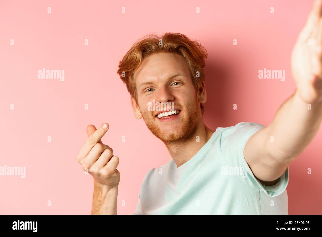 Male european student selfie hi-res stock photography and images - Alamy
