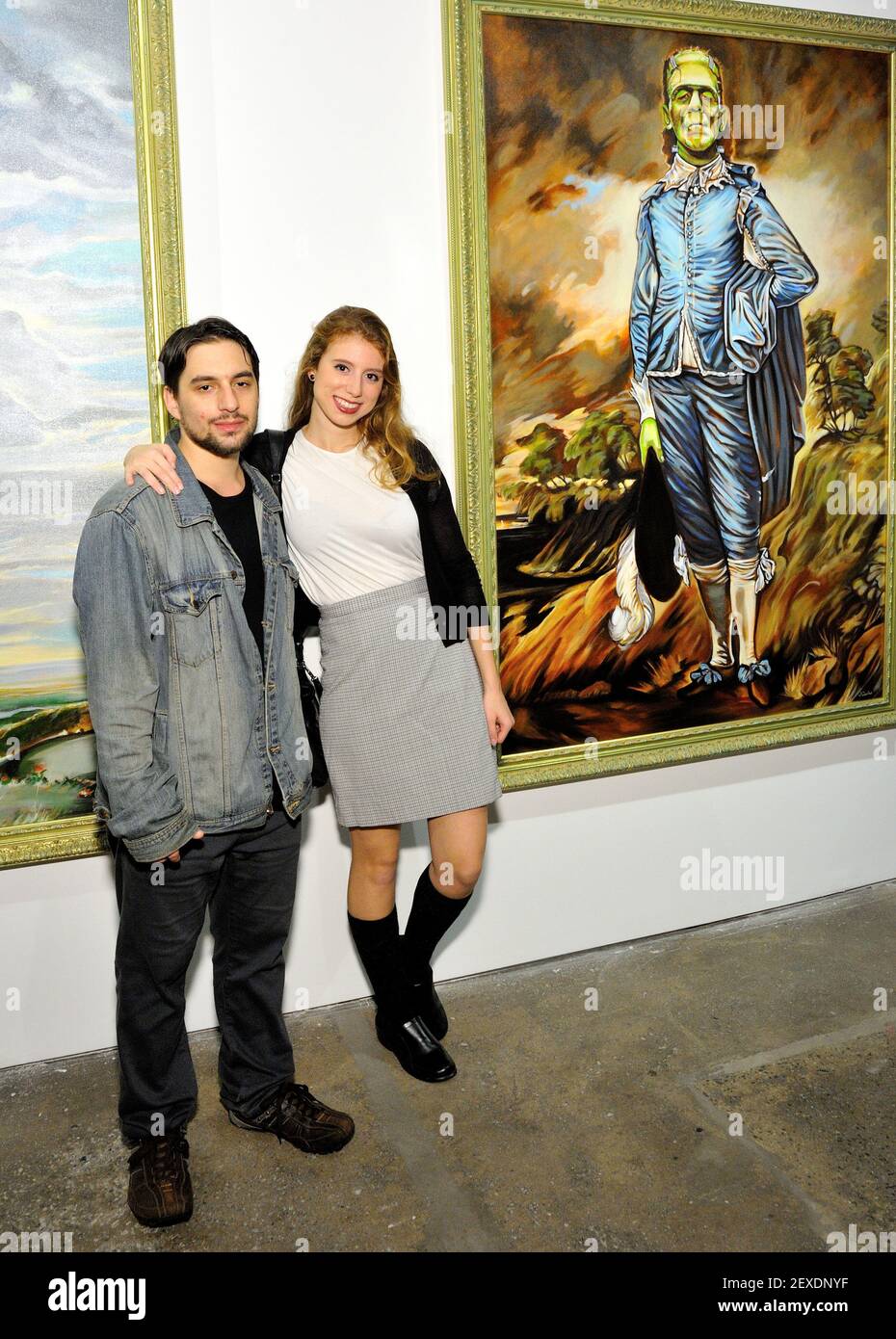 Daniel Rossi and Lauren Pazienza attend the Joseph Gross Gallery From ...