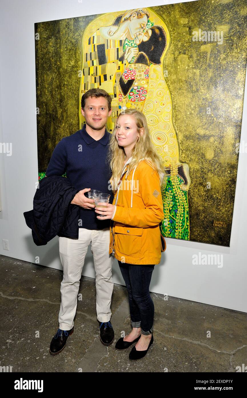 Sean Escola and Julia Bates attend the Joseph Gross Gallery From Here ...