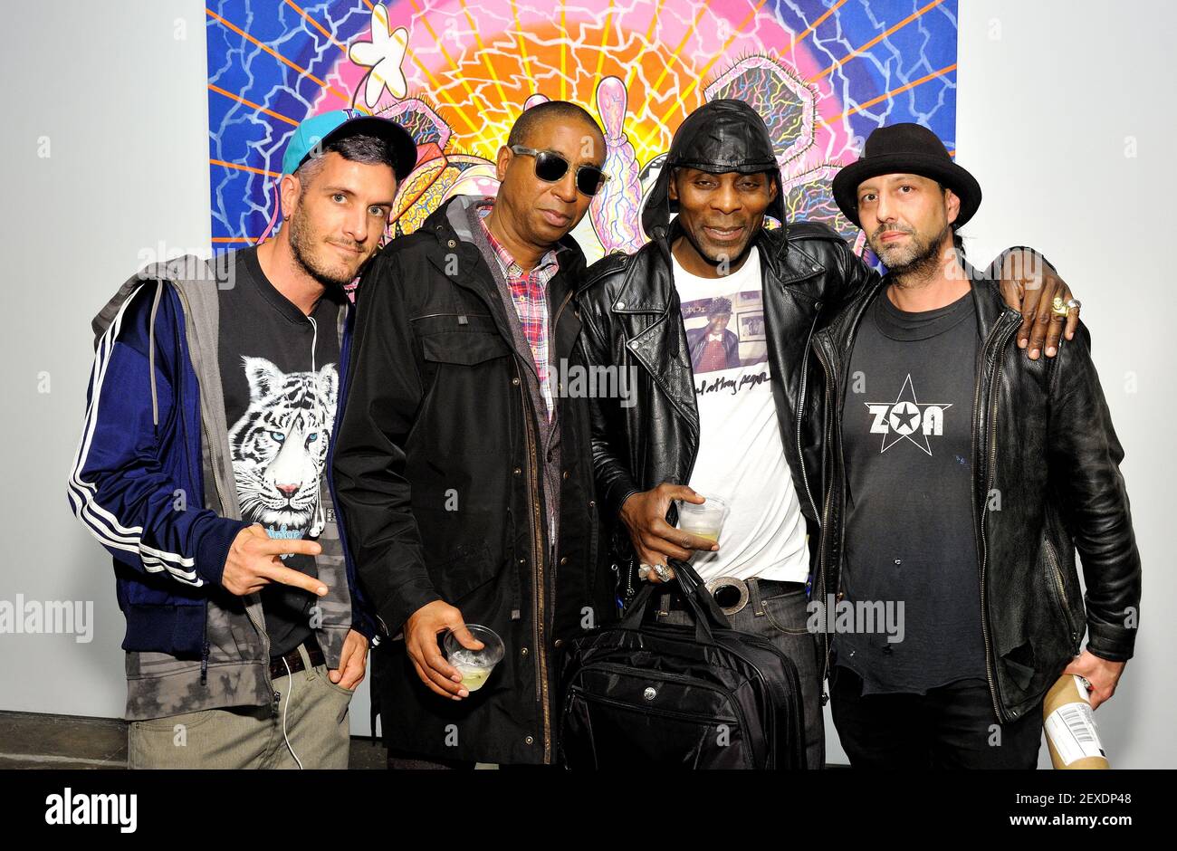 L-R: Garrett Birchfiled, Michael Camp, Amichale Anthony Pegues and ...