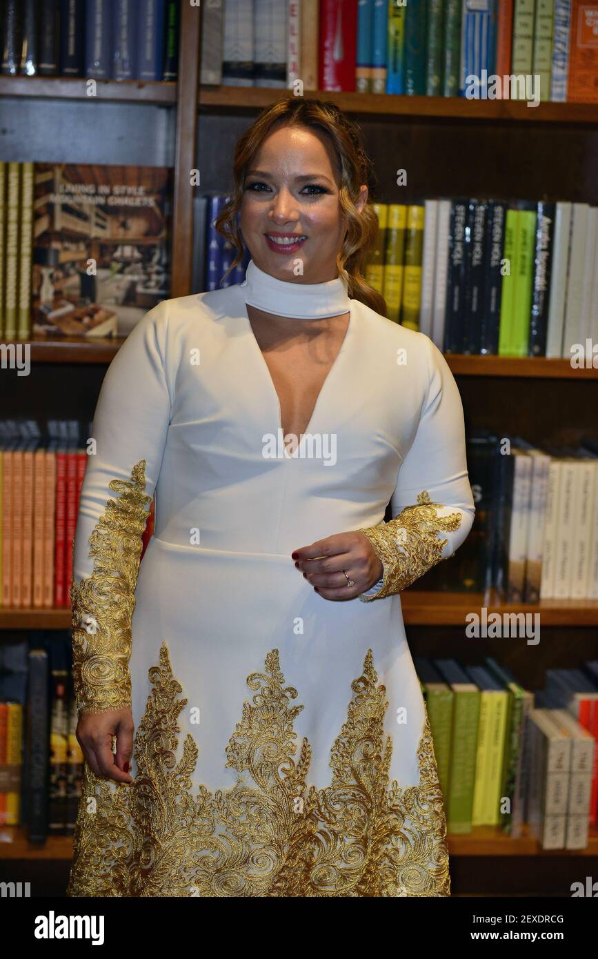 Adamari Lopez greets fans and signs copies of her new book 'Amando' at ...