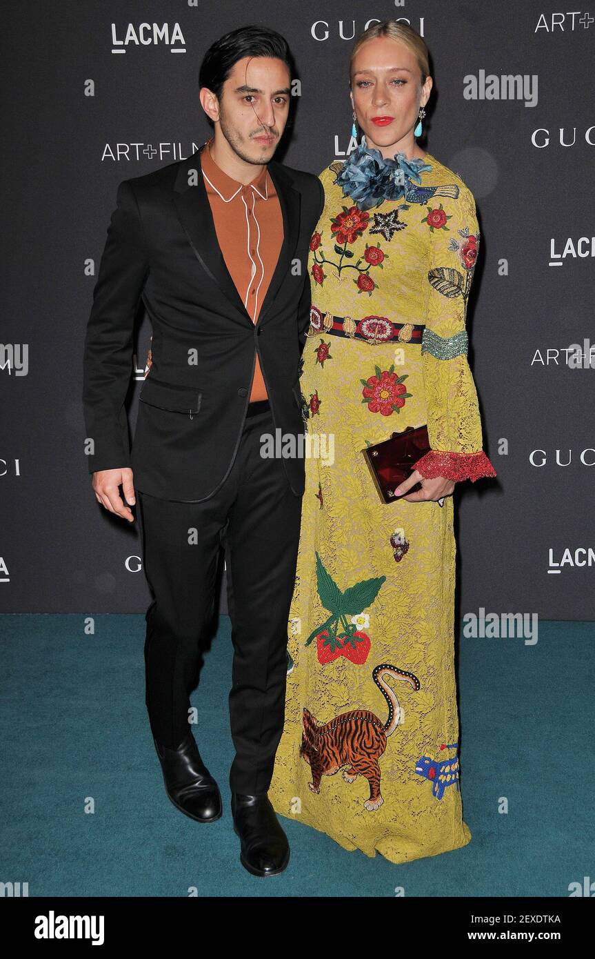 (L-R) Ricky Saiz and Chloe Sevigny arrives at the 2015 LACMA Art+Film ...