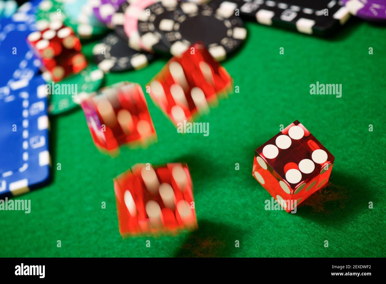 Craps table in casino in hi-res stock photography and images - Alamy