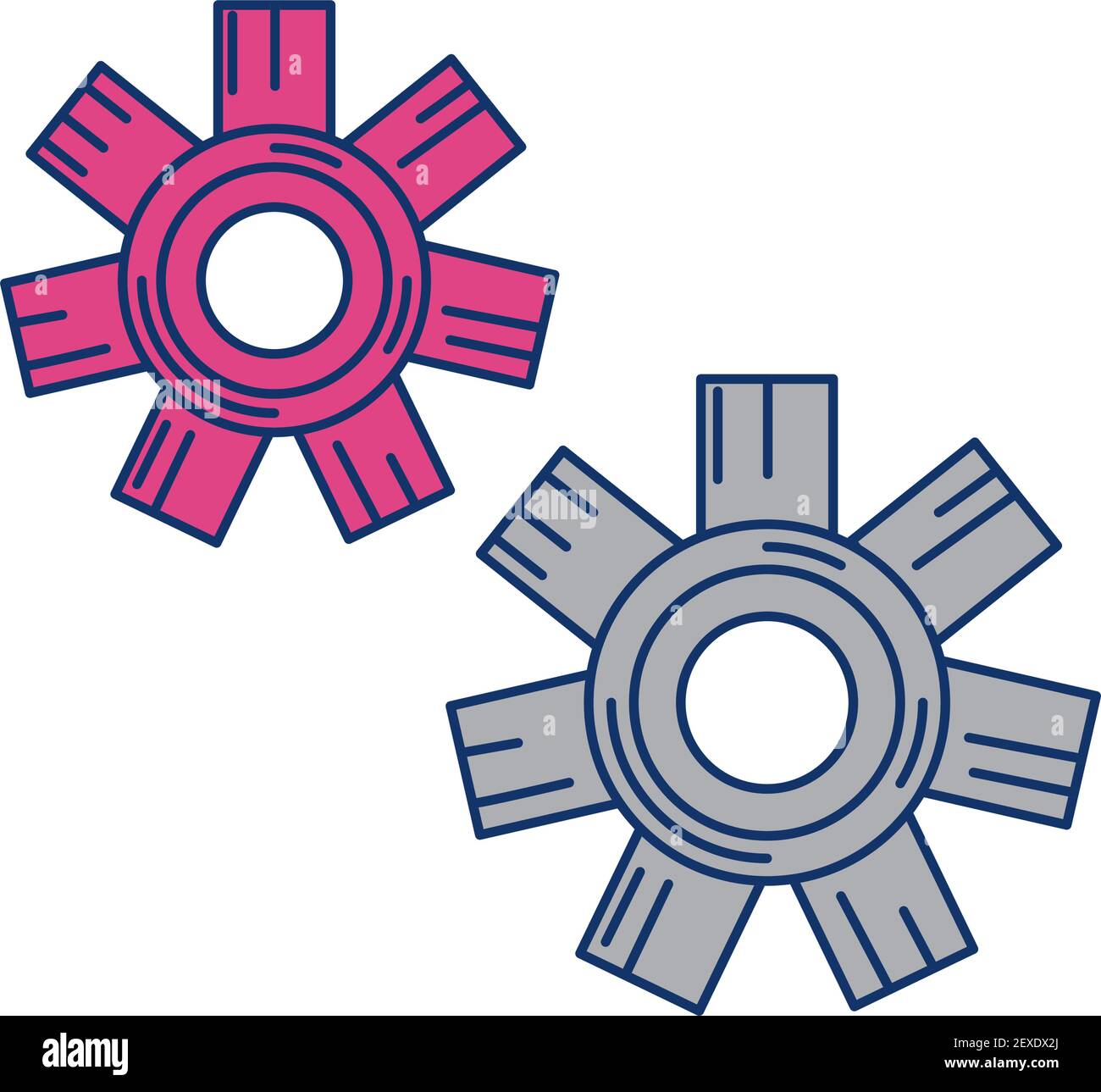 gears mechanic parts engine icon Stock Vector Image & Art - Alamy