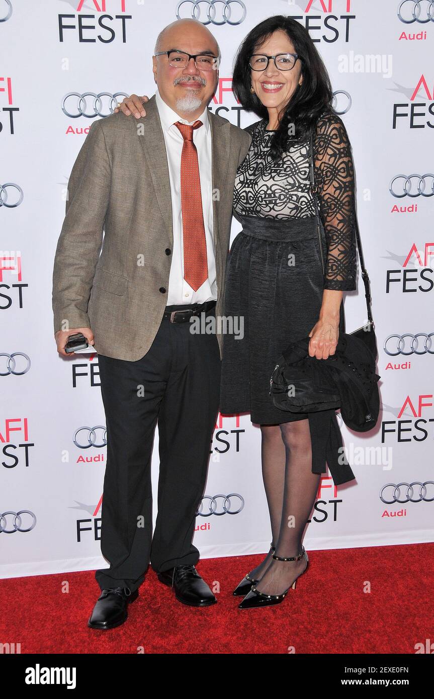 Author of Book Hector Tobar and Wife arrives at the AFI Fest 2015 ...