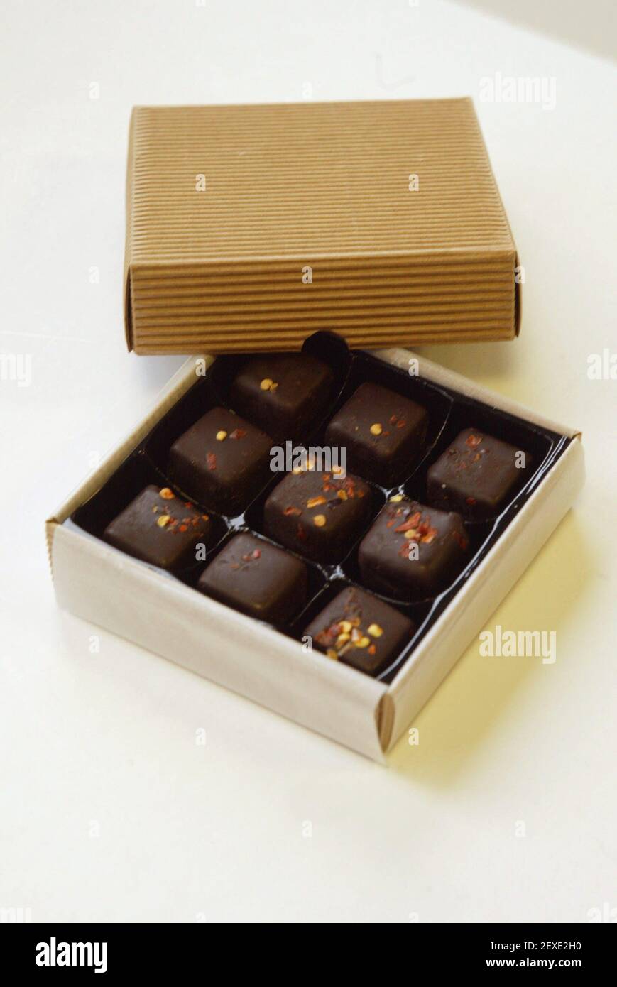 Chocolates chocolate boxpic David Sandison Stock Photo - Alamy