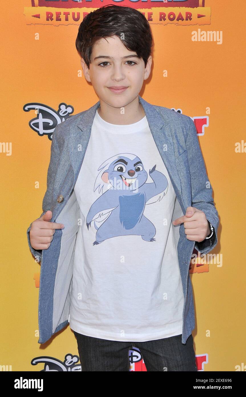 Joshua Rush arrives at Disney's "The Lion Guard: Return Of The Roar" TV ...