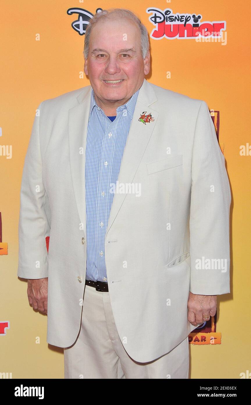 Voice of Pumbaa, Ernie Sabella arrives at Disney's "The Lion Guard ...