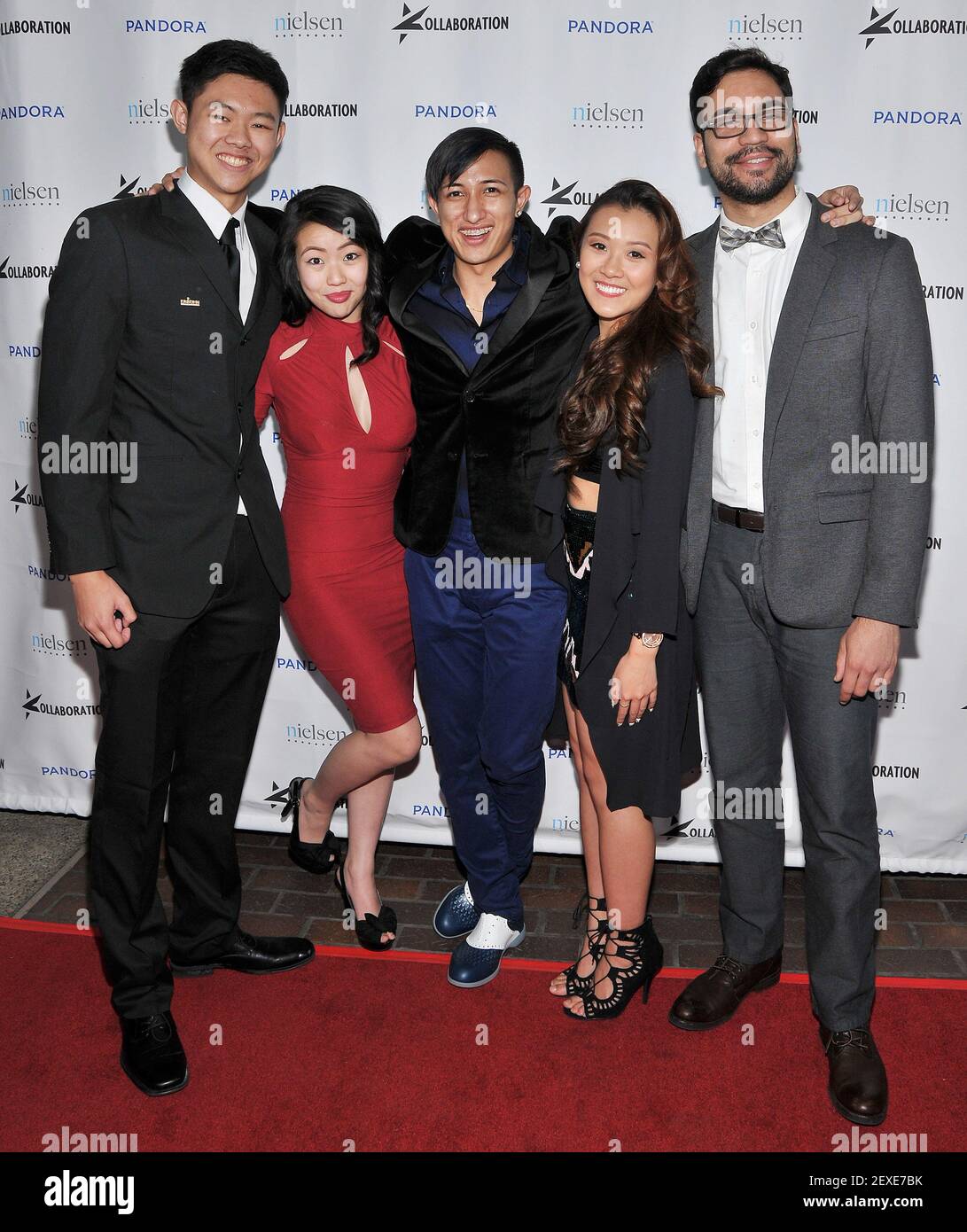 YUT & The Hot Four arrives at Kollaboration Star 2015 held at the ...