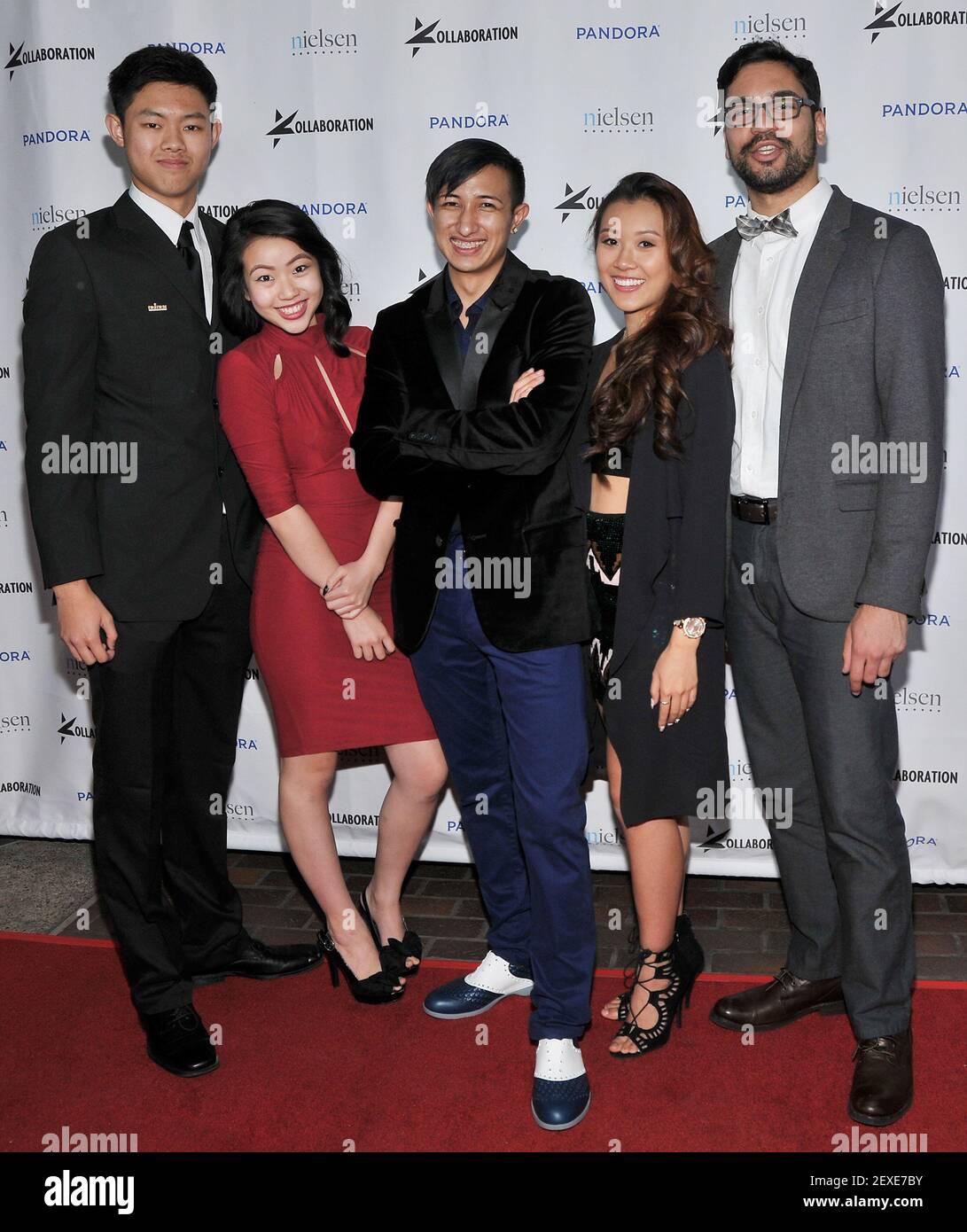 YUT & The Hot Four arrives at Kollaboration Star 2015 held at the ...