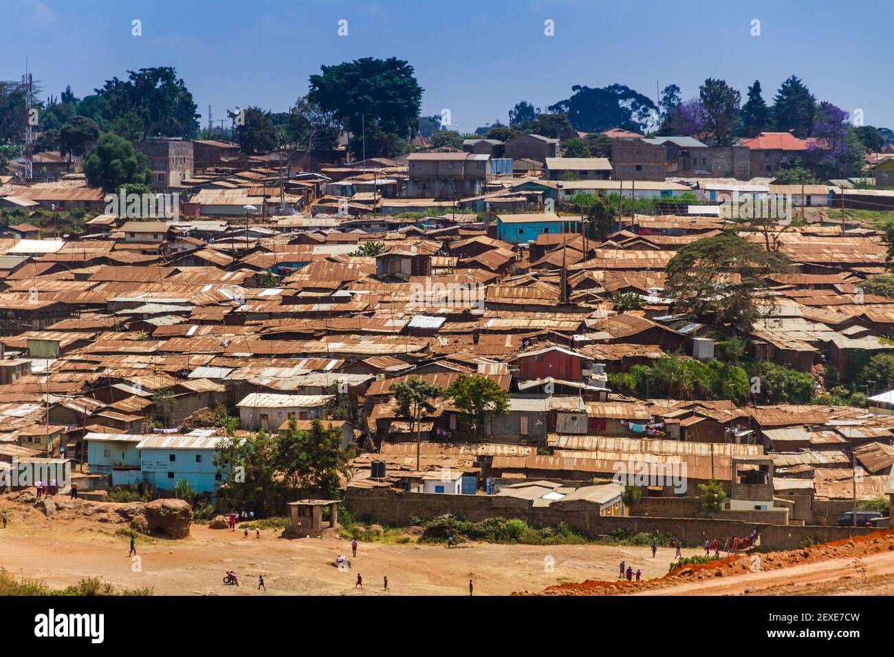 Kibera shanty town nairobi hi-res stock photography and images - Alamy