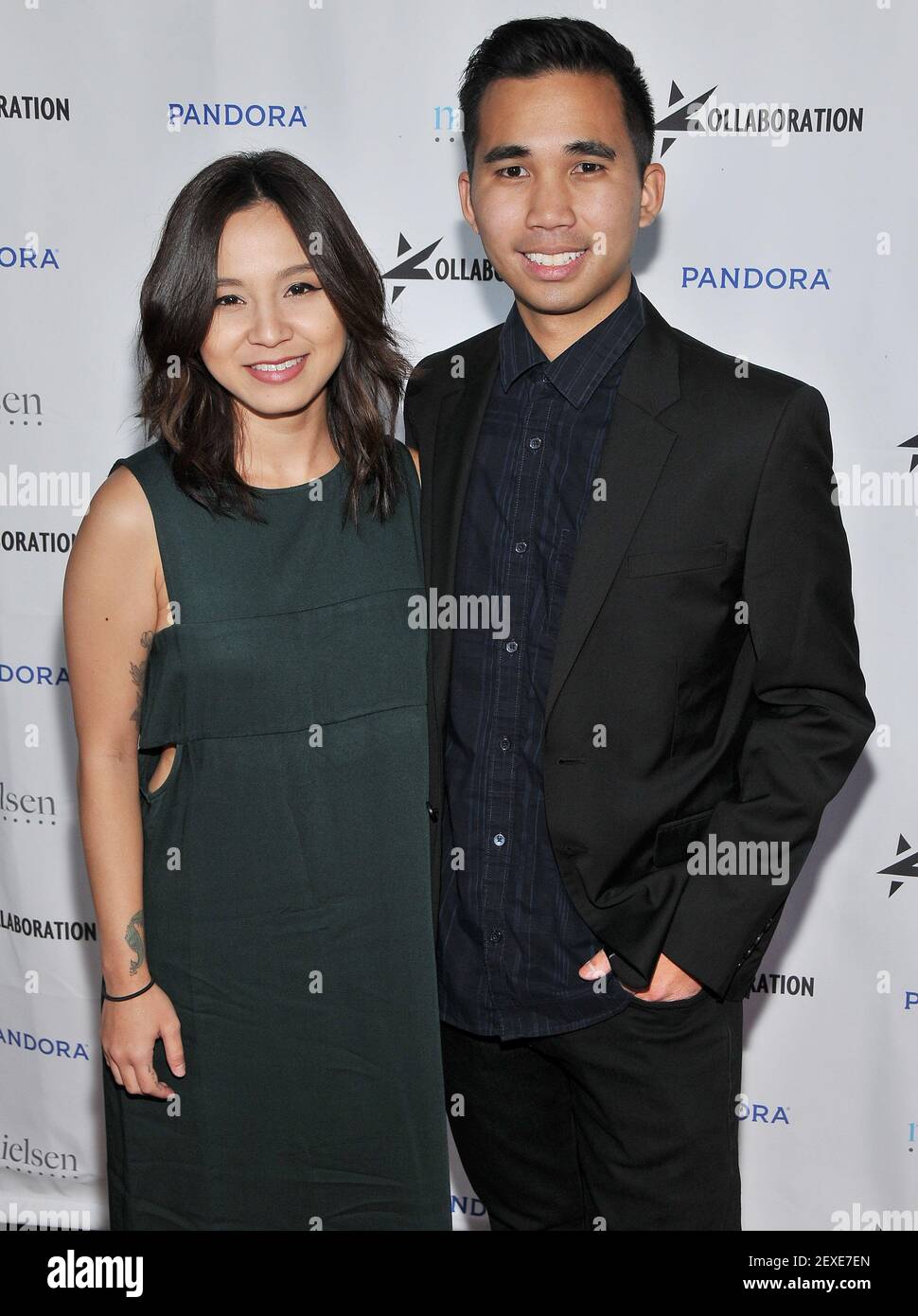 (L-R) Danielle and Perry arrives at Kollaboration Star 2015 held at the ...