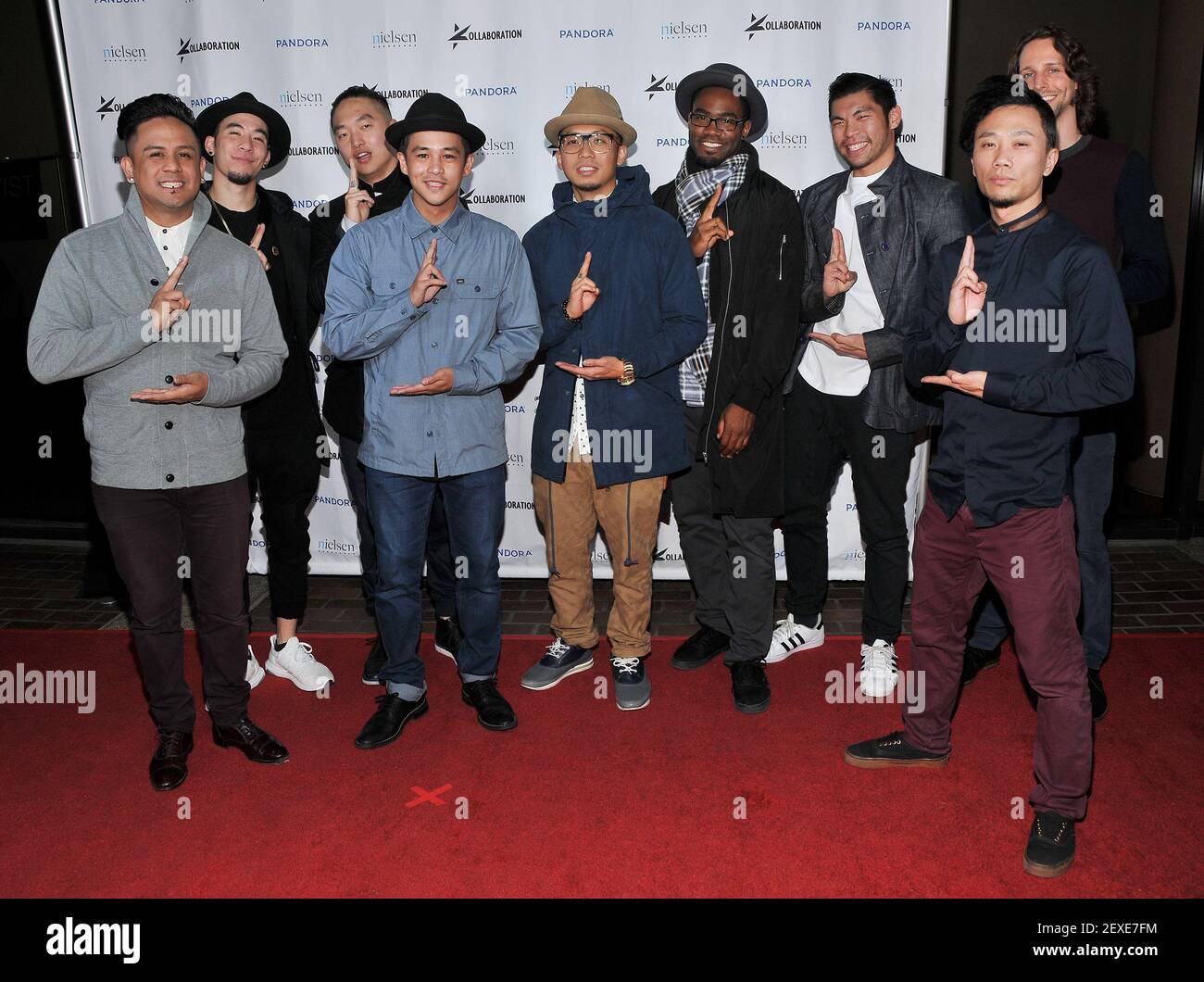 (L-R) Kinjaz - Jed Florano, Jawn Ha, Mike Song, Mike Fallorino, Ben ...