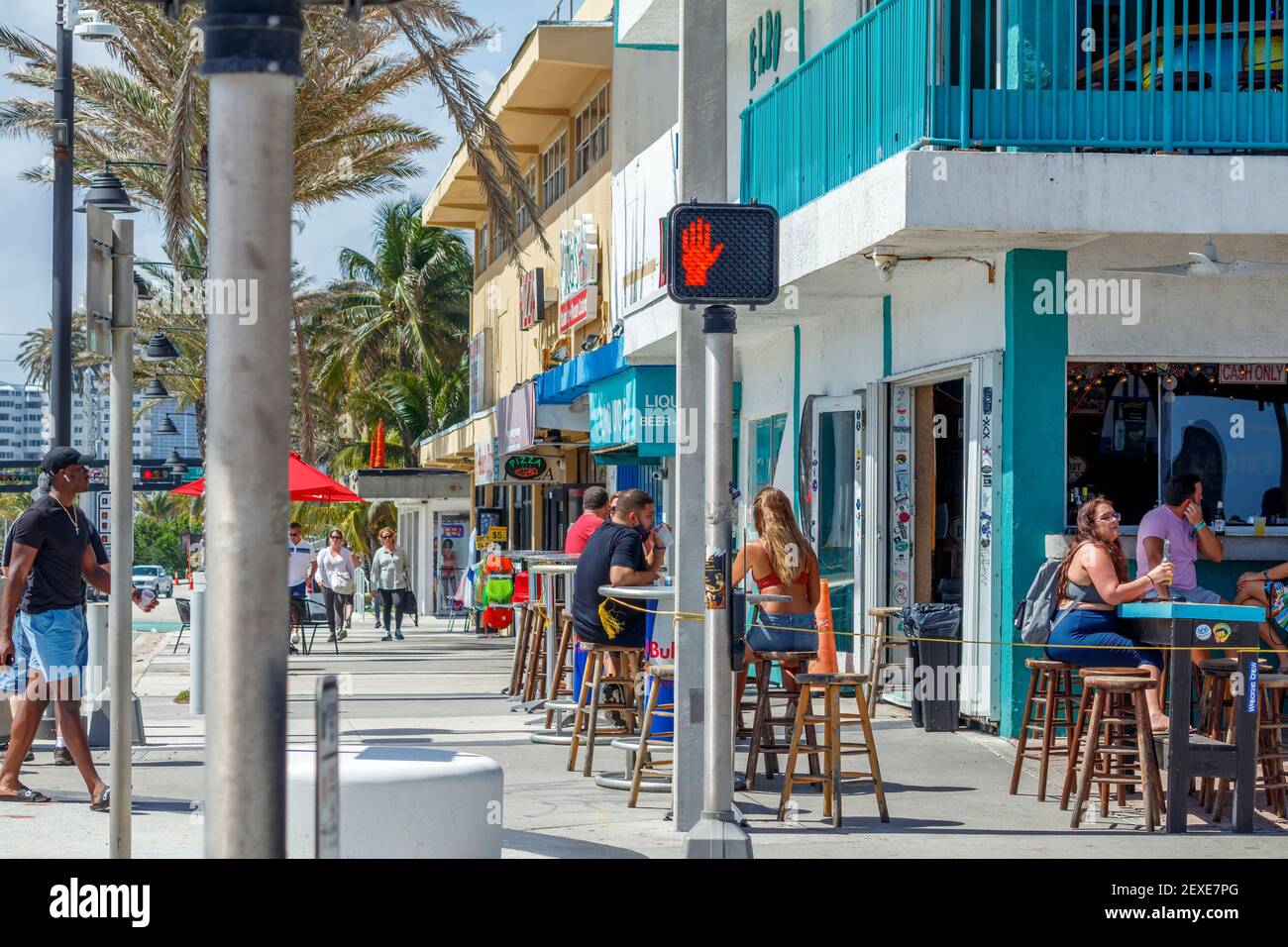 Spring Break 2021 on Fort Lauderdale Beach Stock Photo - Alamy