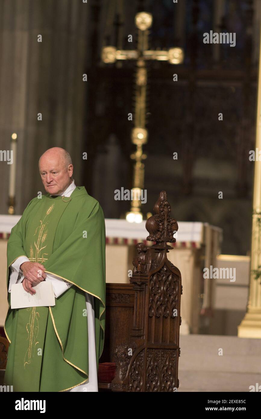 Rev. Robert T. Ritchie at Mass at St. Patrick's Cathedral in New York ...