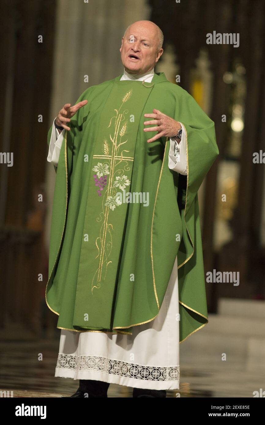 Rev. Robert T. Ritchie at Mass at St. Patrick's Cathedral in New York ...