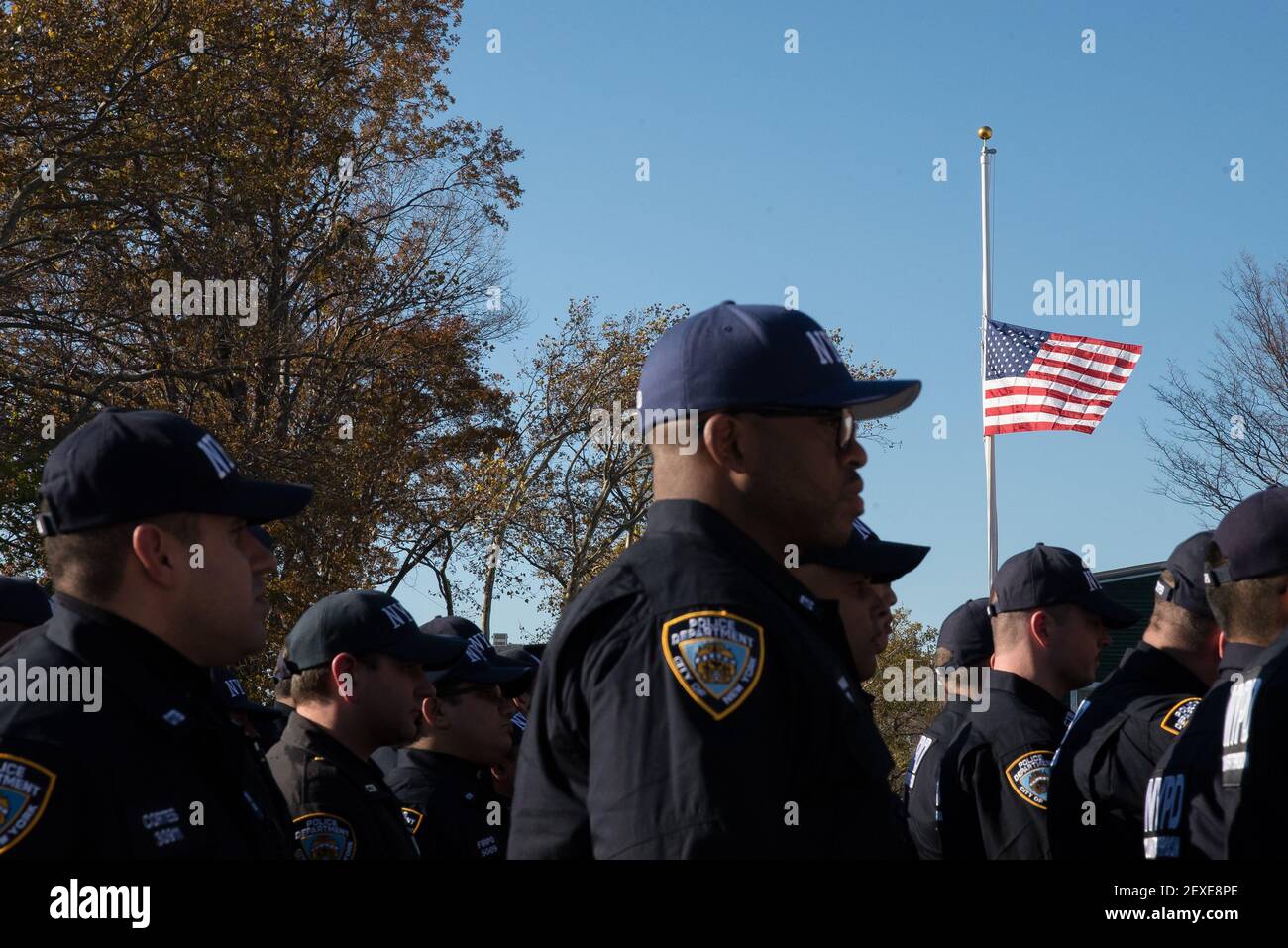 NEW YORK CITY - NOVEMBER 16, 2015 - Officers of the the new NYPD ...