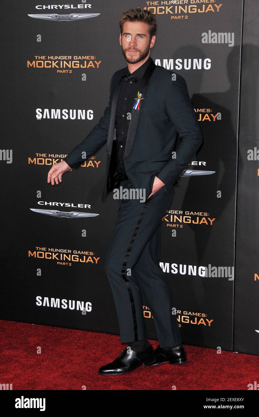 Liam Hemsworth arrives at "The Hunger Games: Mockingjay â€“ Part 2" Los ...