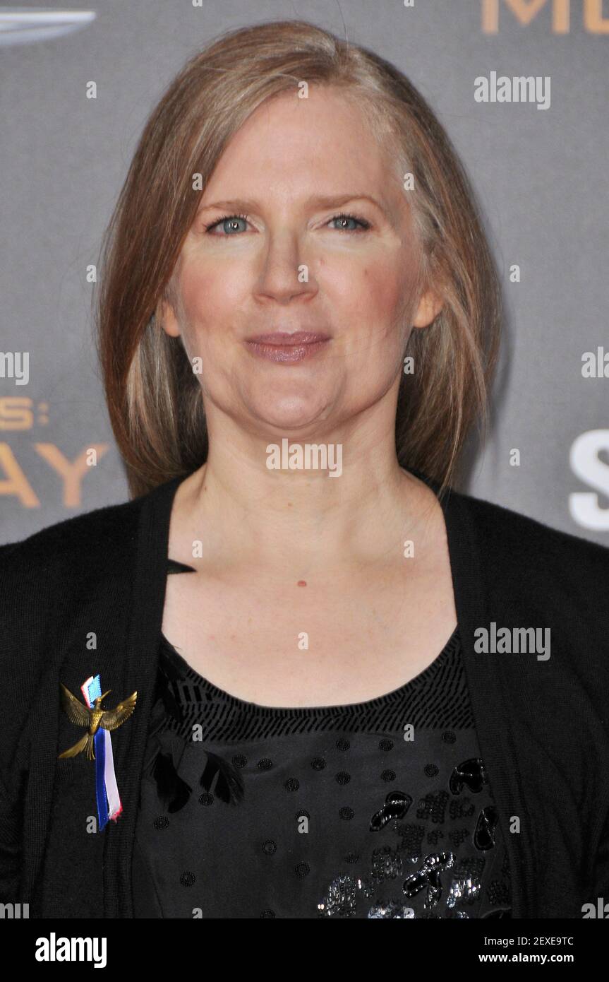 Suzanne Collins arrives at "The Hunger Games: Mockingjay â€“ Part 2 ...
