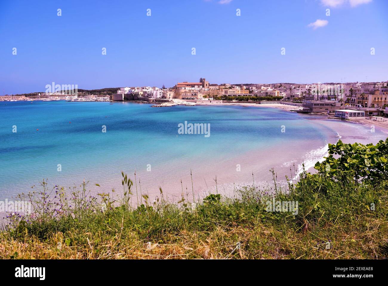 panorama of Otranto Puglia Italy Stock Photo - Alamy
