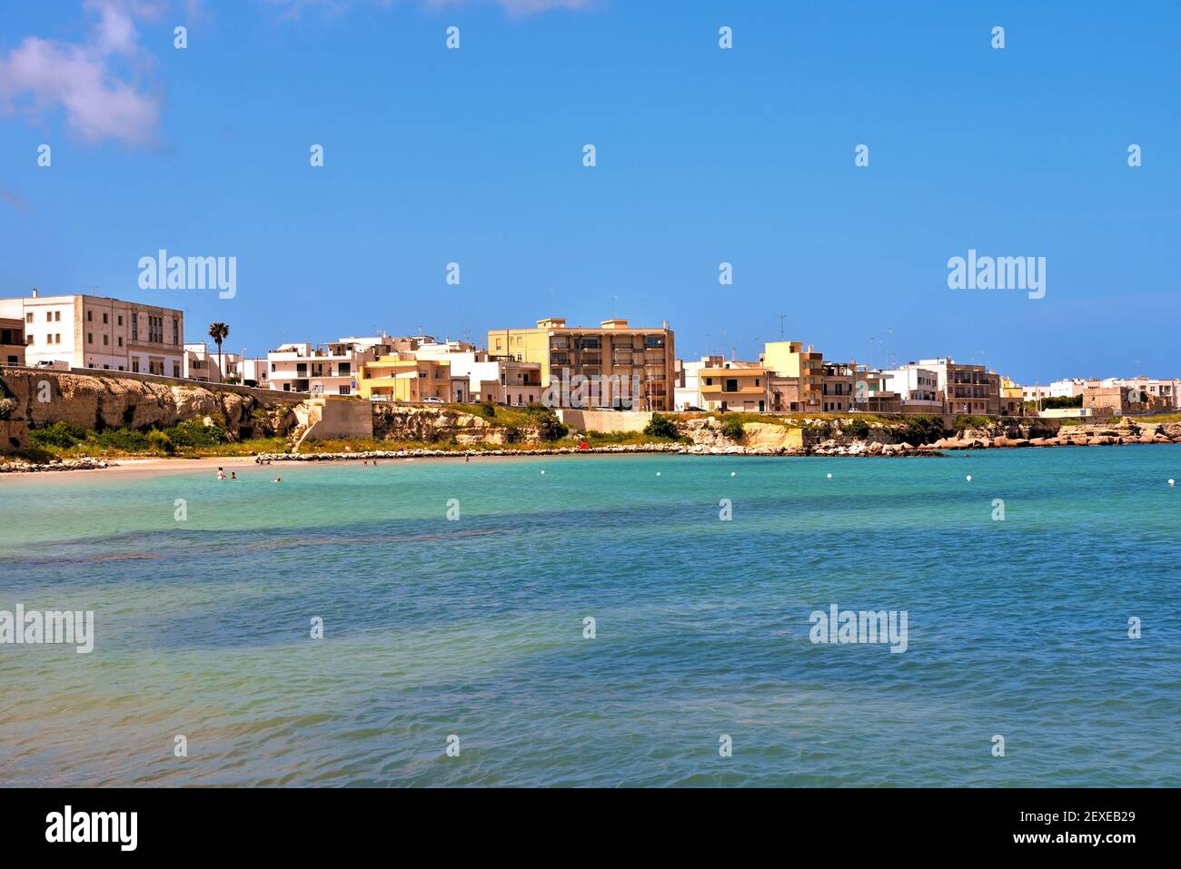 panorama of Otranto Puglia Italy Stock Photo - Alamy