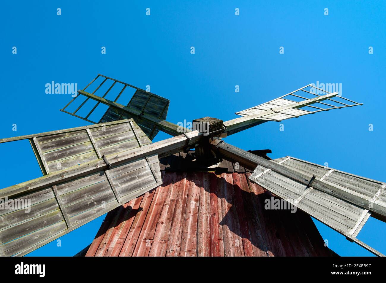 The old windmill Stock Photo - Alamy