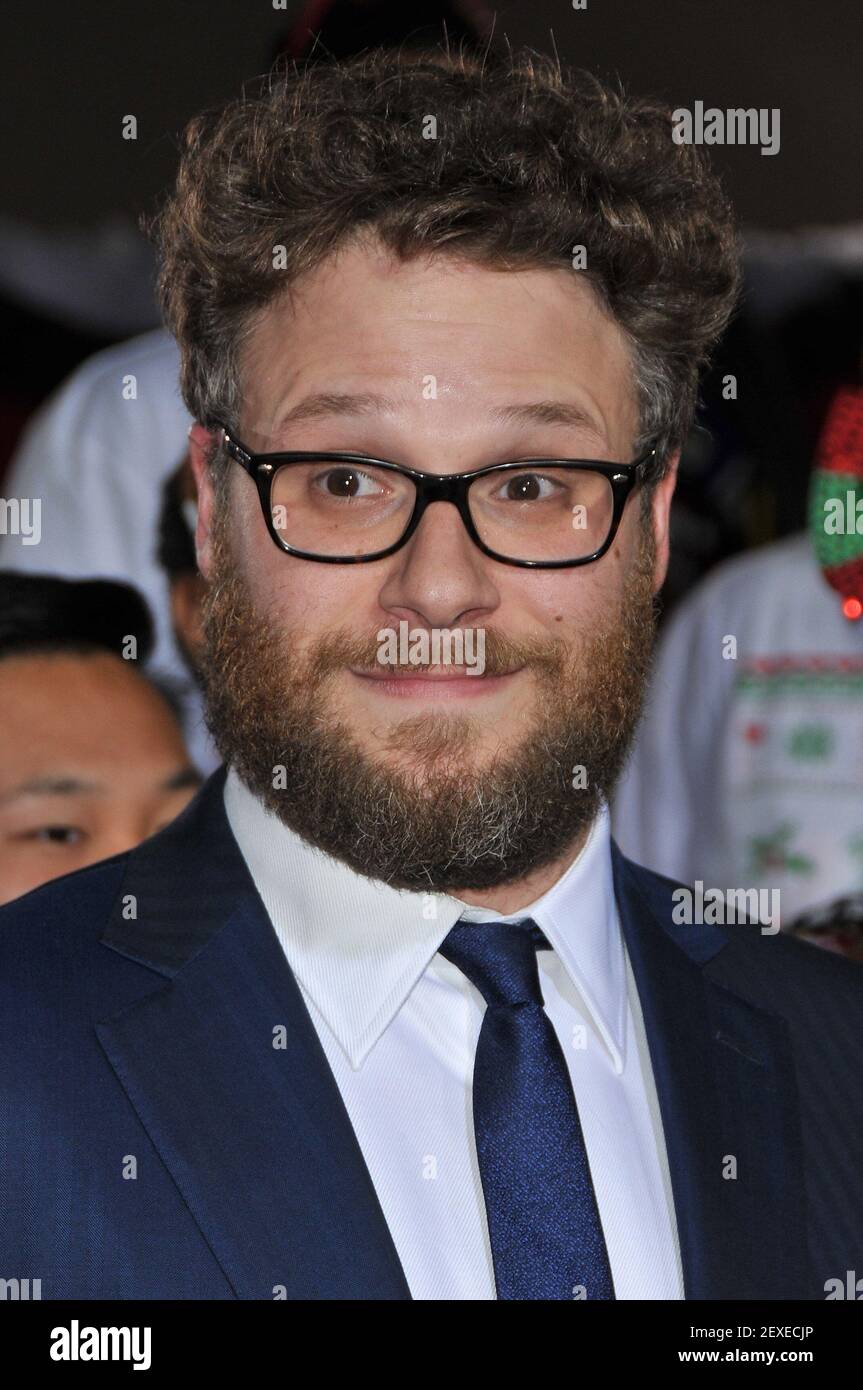 Seth Rogen arrives at "The Night Before" Los Angeles Premiere held at ...