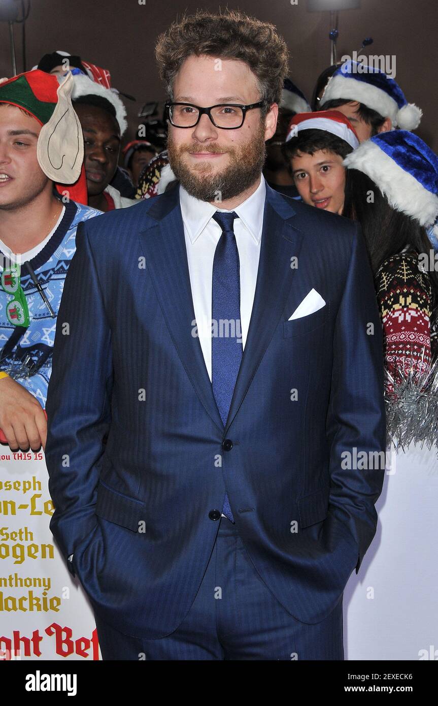 Seth Rogen arrives at "The Night Before" Los Angeles Premiere held at ...