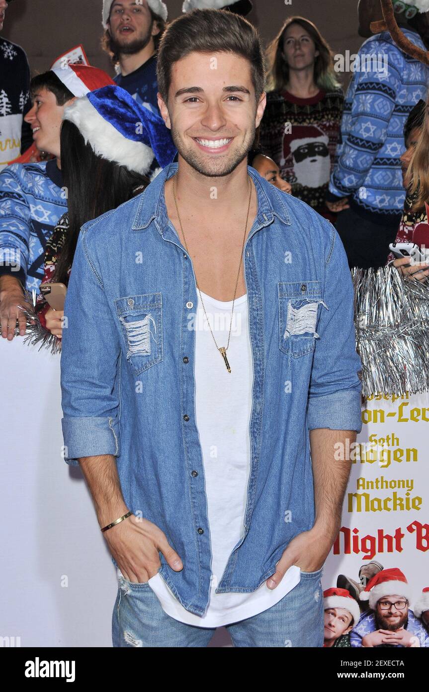 Jake Miller arrives at "The Night Before" Los Angeles Premiere held at ...
