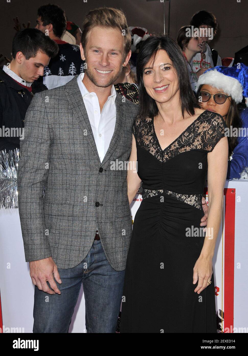 (L-R) Aaron Fox and Perrey Reeves arrives at "The Night Before" Los ...