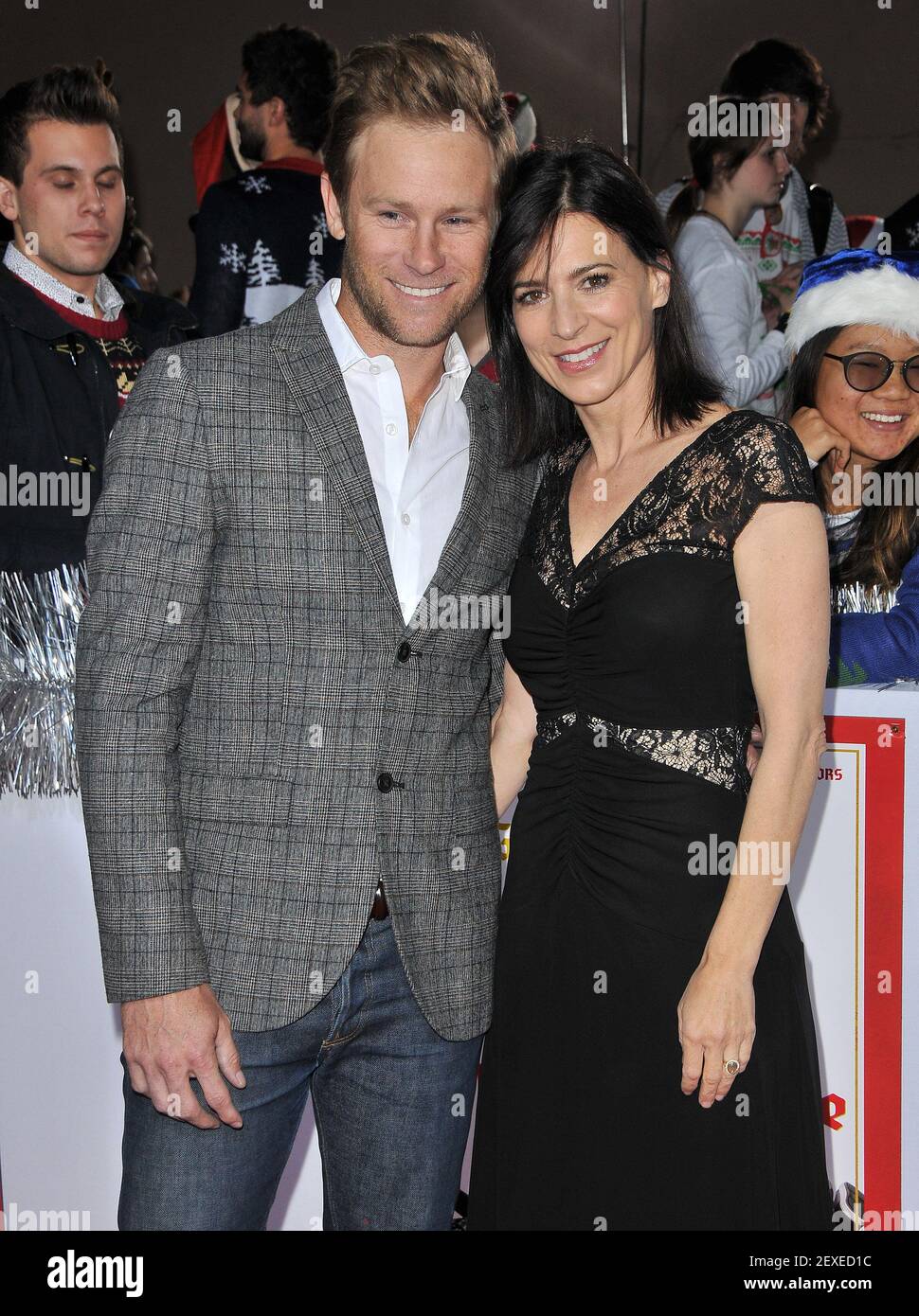 (L-R) Aaron Fox and Perrey Reeves arrives at "The Night Before" Los ...