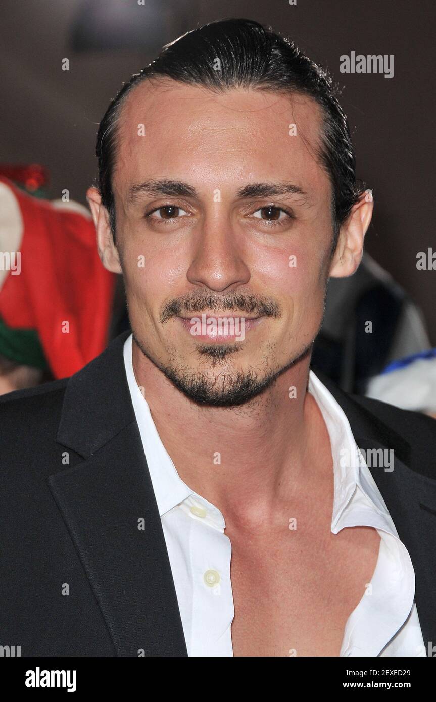 Peter Madrigal arrives at "The Night Before" Los Angeles Premiere held ...