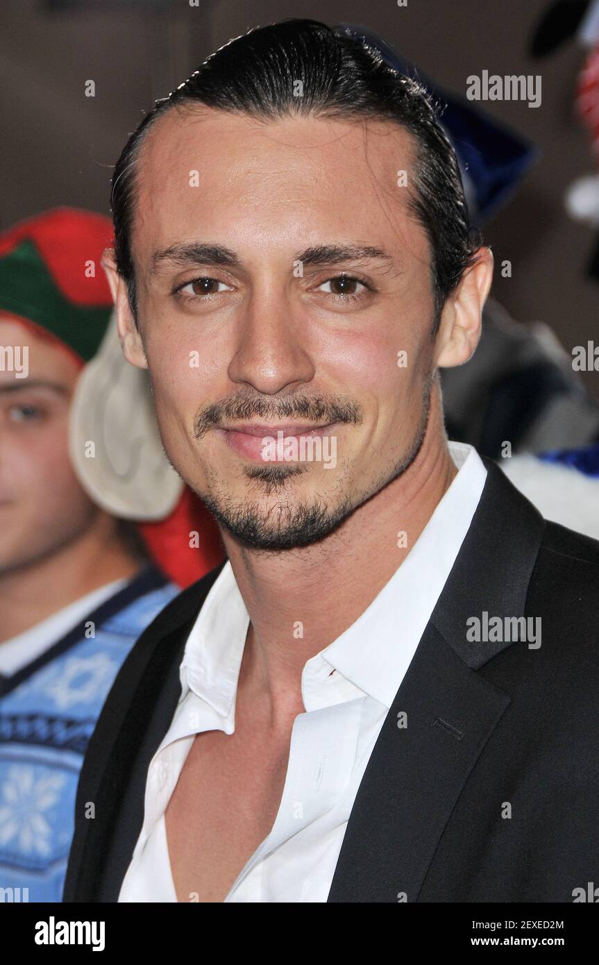 Peter Madrigal arrives at "The Night Before" Los Angeles Premiere held ...