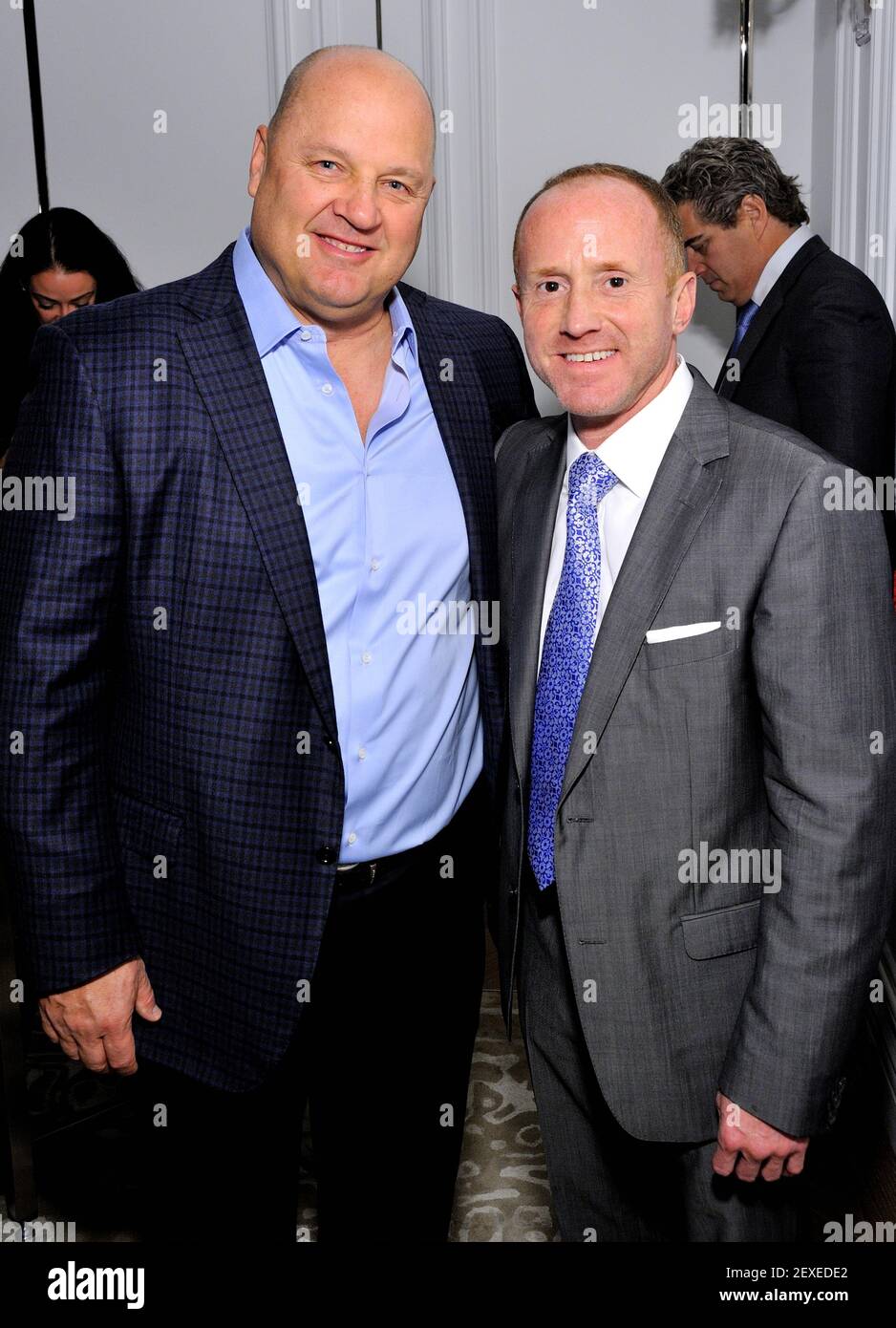 L-R: Dan Riordan and Tom Brady attend The Turnberry Ocean Club Official ...