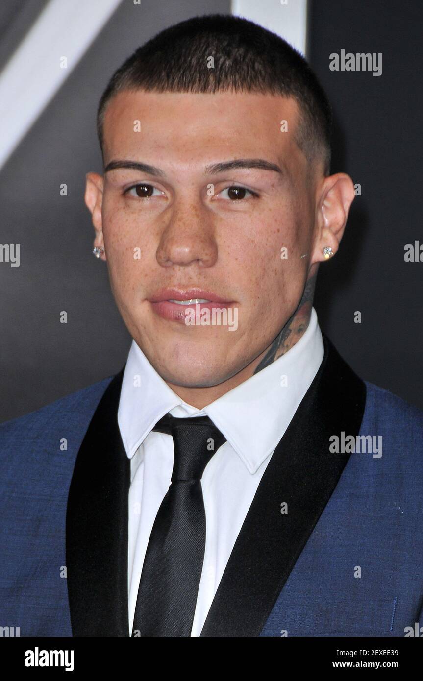 Gabriel Rosado arrives at the "Creed" Los Angeles Premiere held at the ...