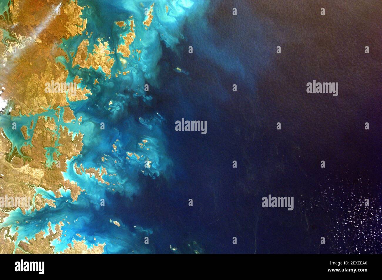This stunning image of the northwest corner of Australia was snapped by ...