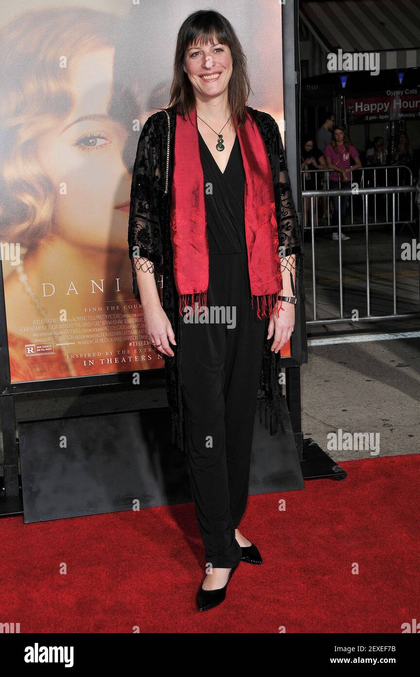 Rebecca Root arrives at the "The Danish Girl" Los Angeles Premiere held ...