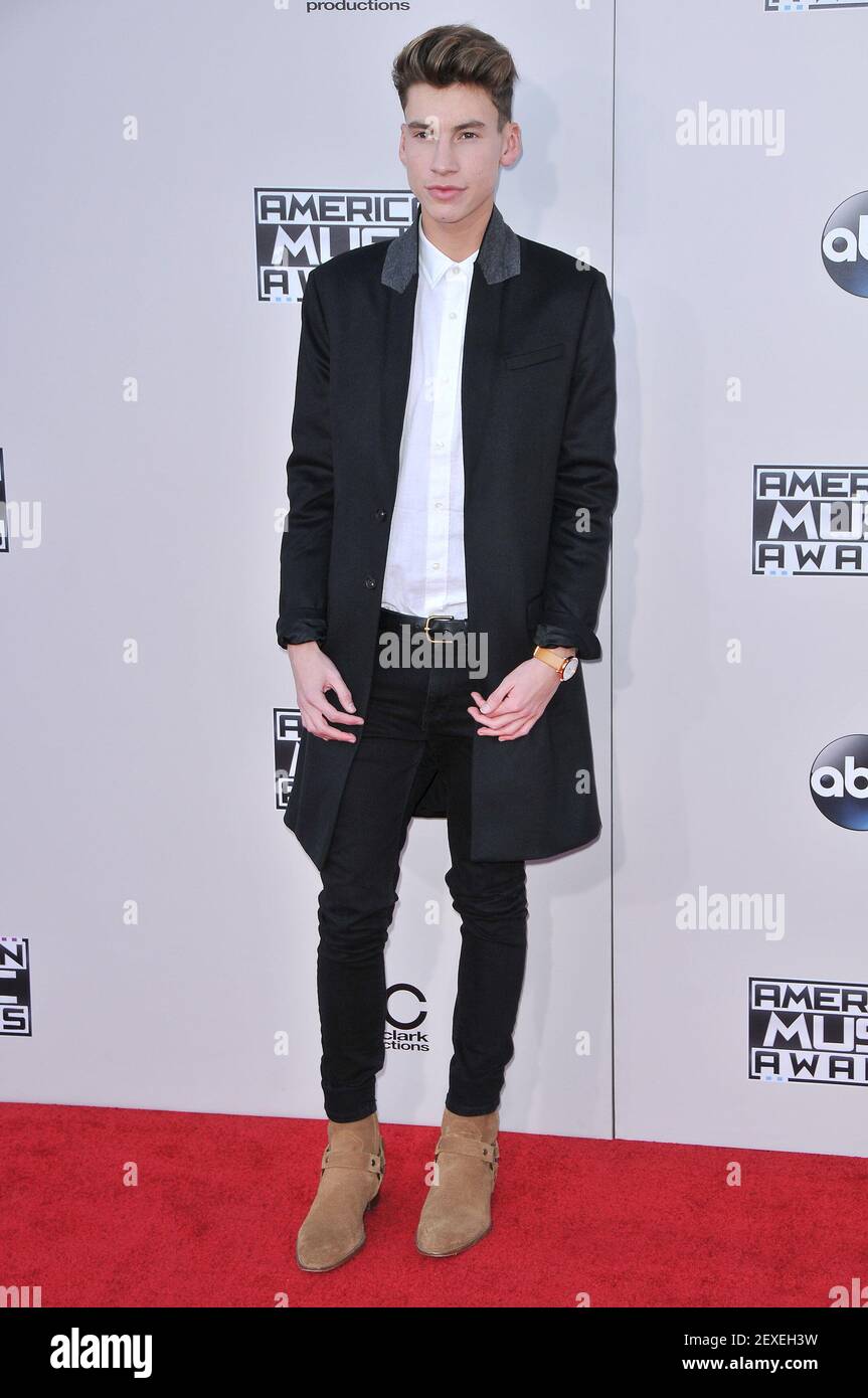 Jack Baran arrives at the 2015 American Music Awards held at the ...