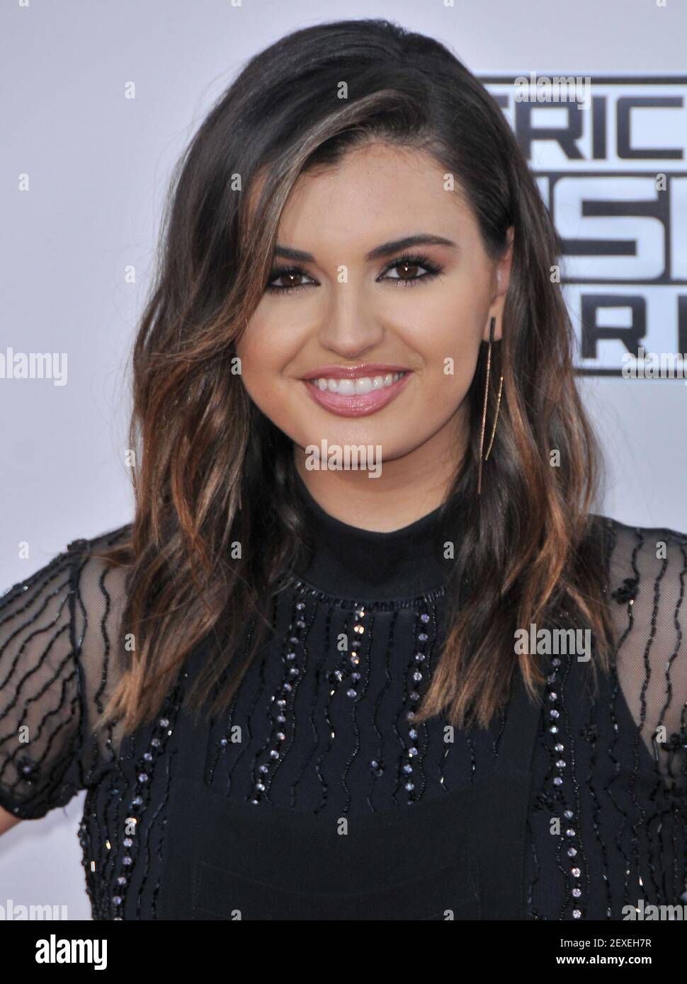 Rebecca Black arrives at the 2015 American Music Awards held at the ...