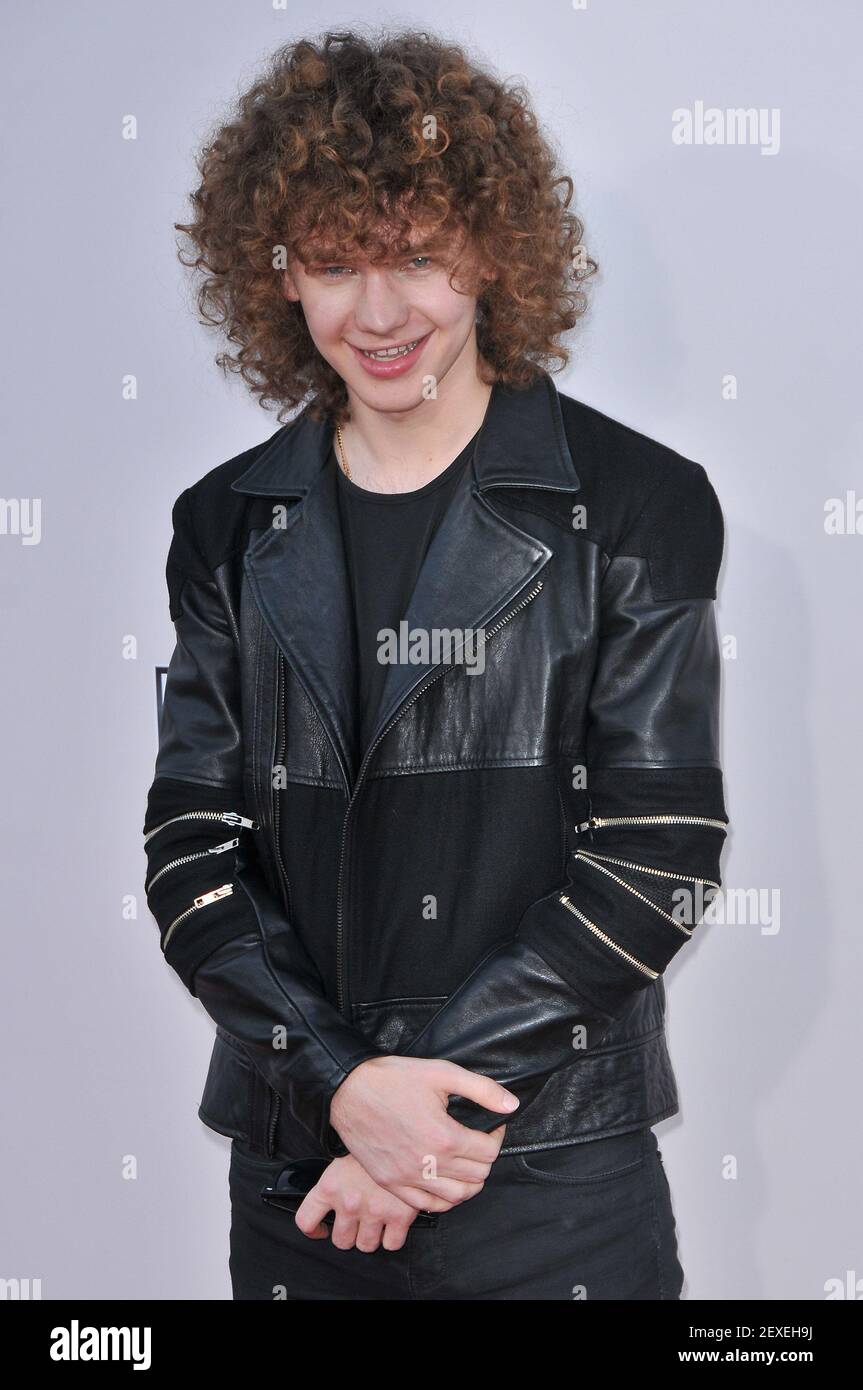 Francesco Yates arrives at the 2015 American Music Awards held at the ...
