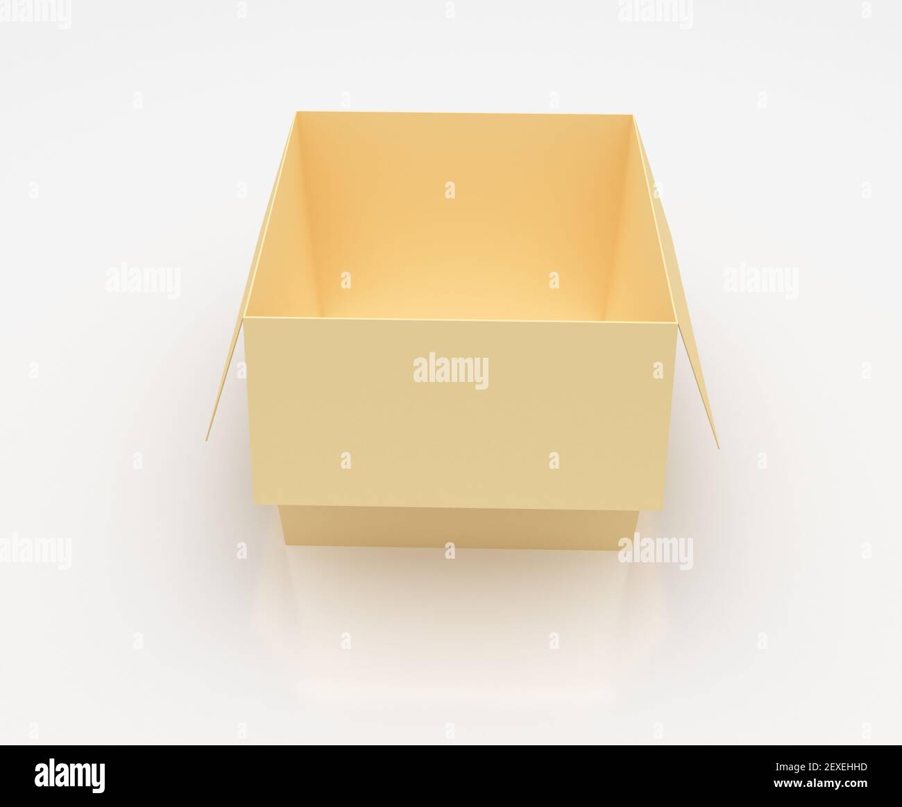 Open Cardboard Box Stock Photo - Alamy