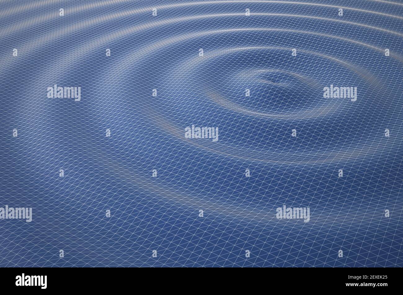 Blue Water Ripples Stock Photo - Alamy