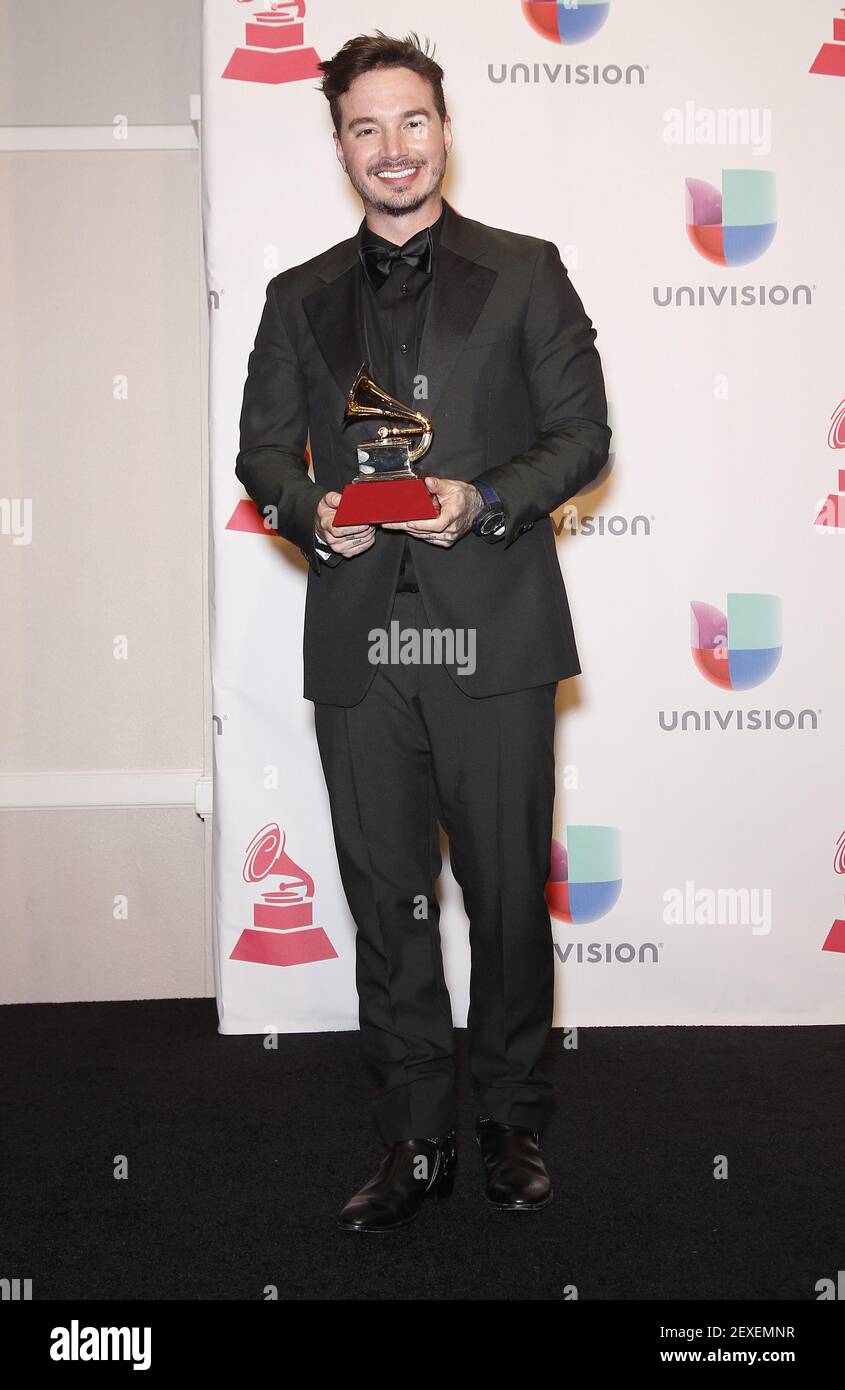19 November 2015 - Las Vegas, Nevada - J Balvin. 2015 Latin Grammy ...