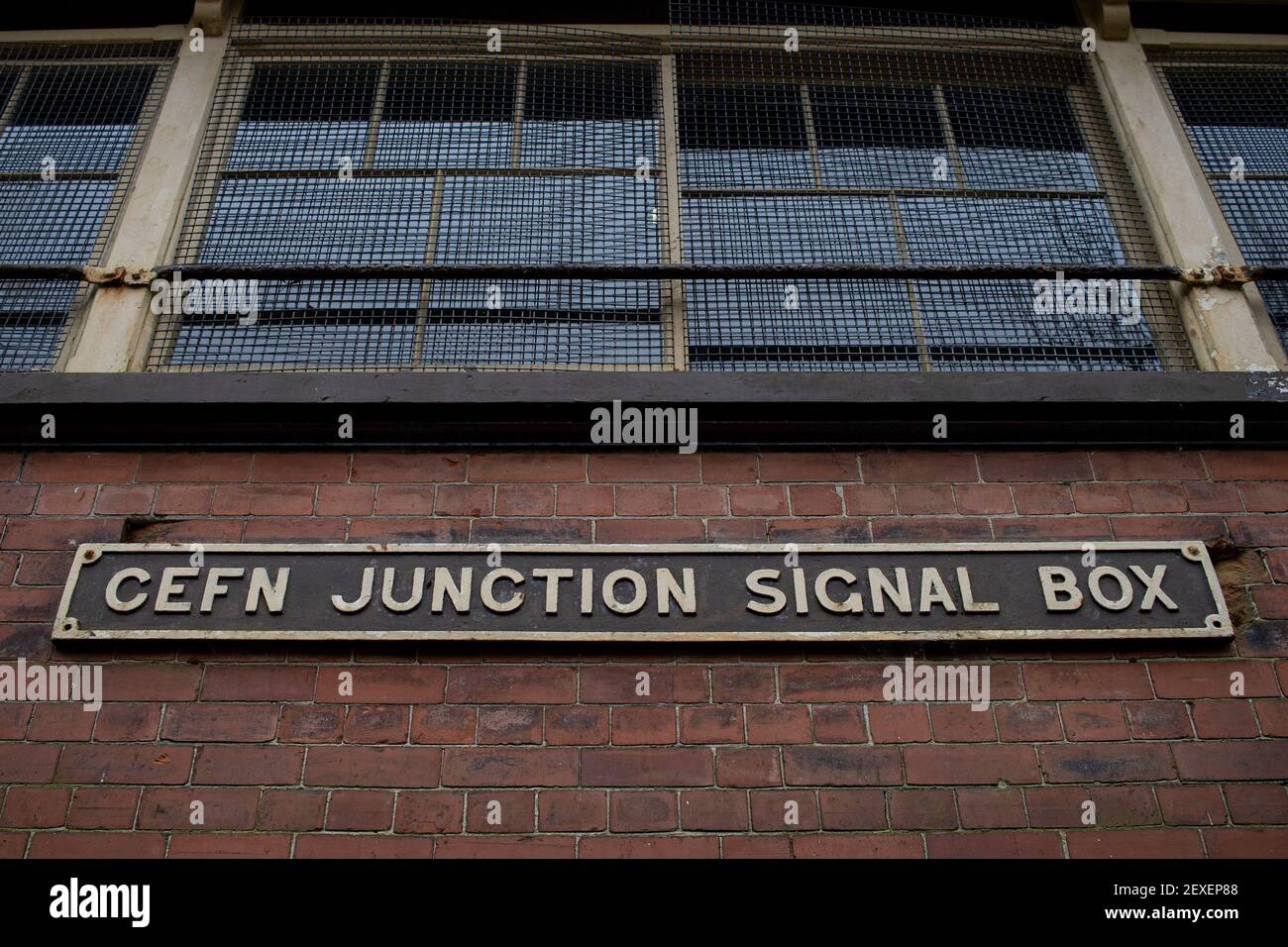 A view from Cefn Junction Signal Box towards Margam on the 4th March ...