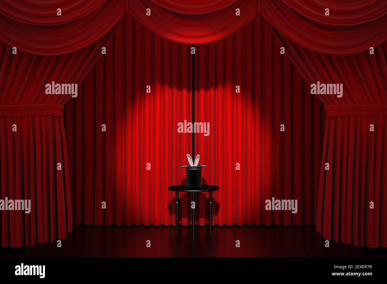 Magic rabbit hat hi-res stock photography and images - Alamy